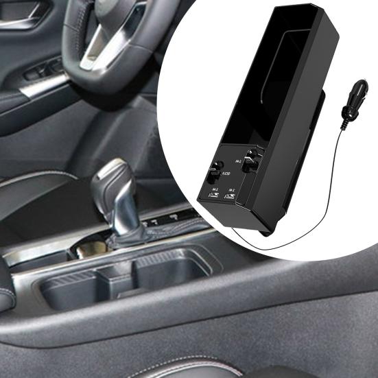 Buy Car AUTO Accessories Universal Seat Gap Storage Box Organizer Dual ...