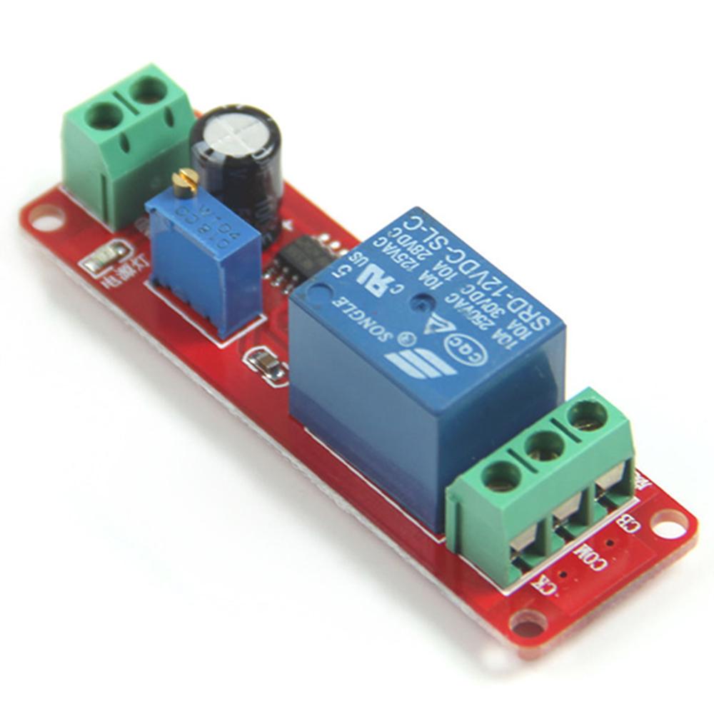 Buy 12V Delay Adjustable Timer Relay Switch Module 0-10 Second NE555 ...