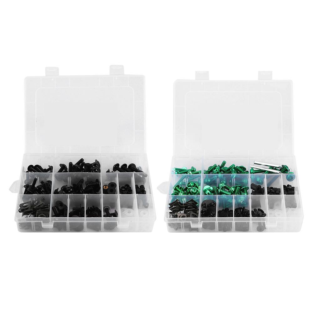 Universal Motorcycle Fasteners Kit Fairing Bolt Box Clamping Screws ...