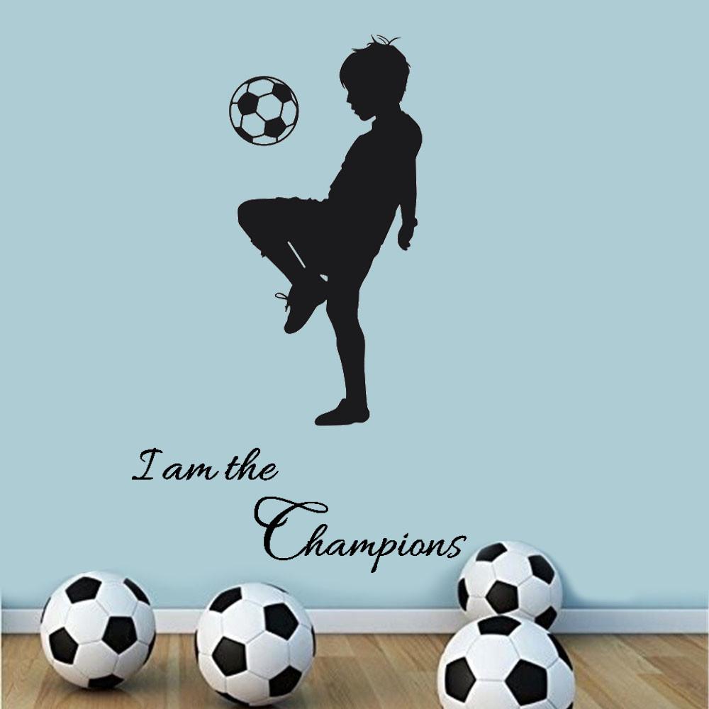 Buy I Am The Champions PVC Wall Sticker Home Decor DIY Art at ...