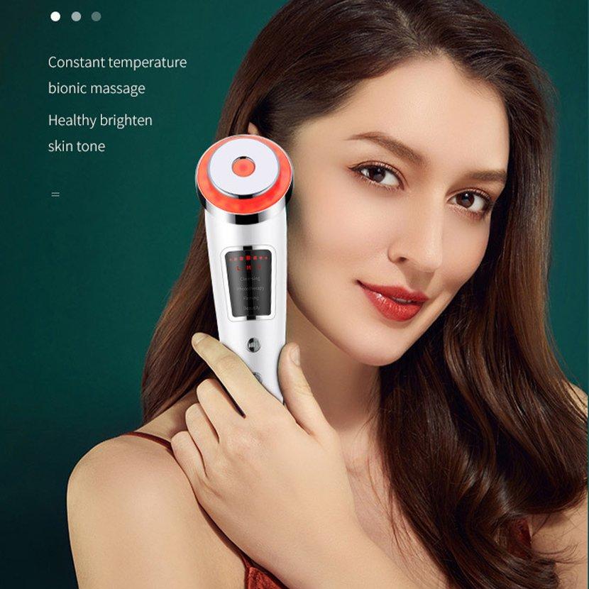 Buy Massage Skin Ultrasonic Instrument Color Light Cold And Hot Face ...