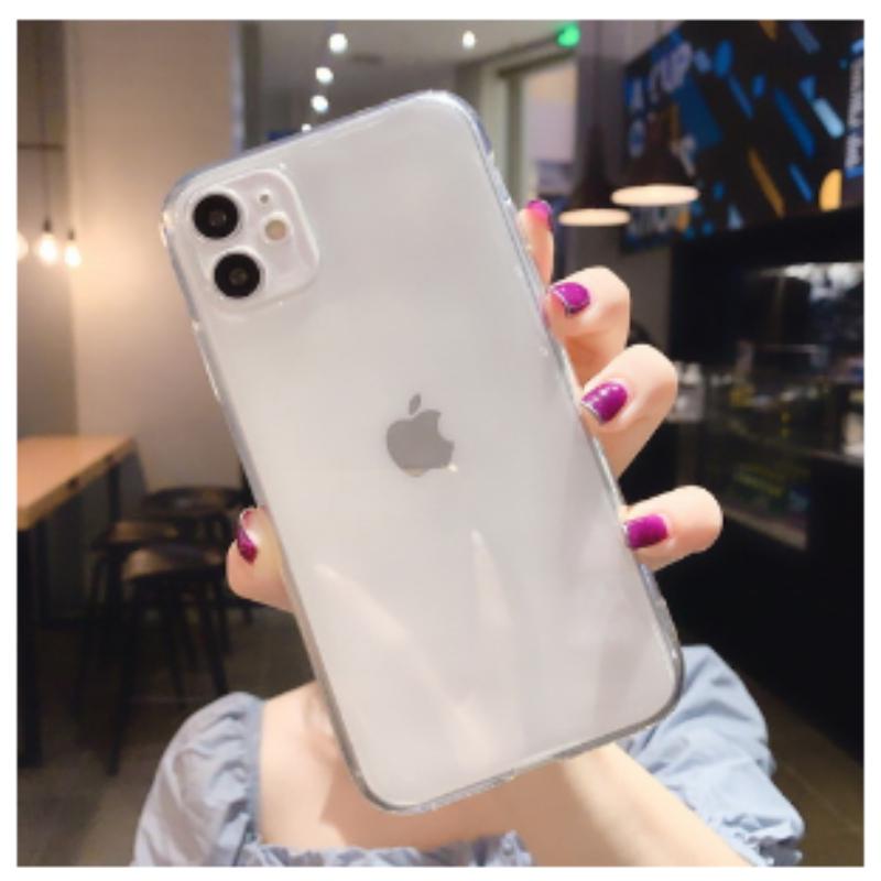 Buy Luxury Clear Fluorescence Silicone Phone Bumper Protect Case Cover ...