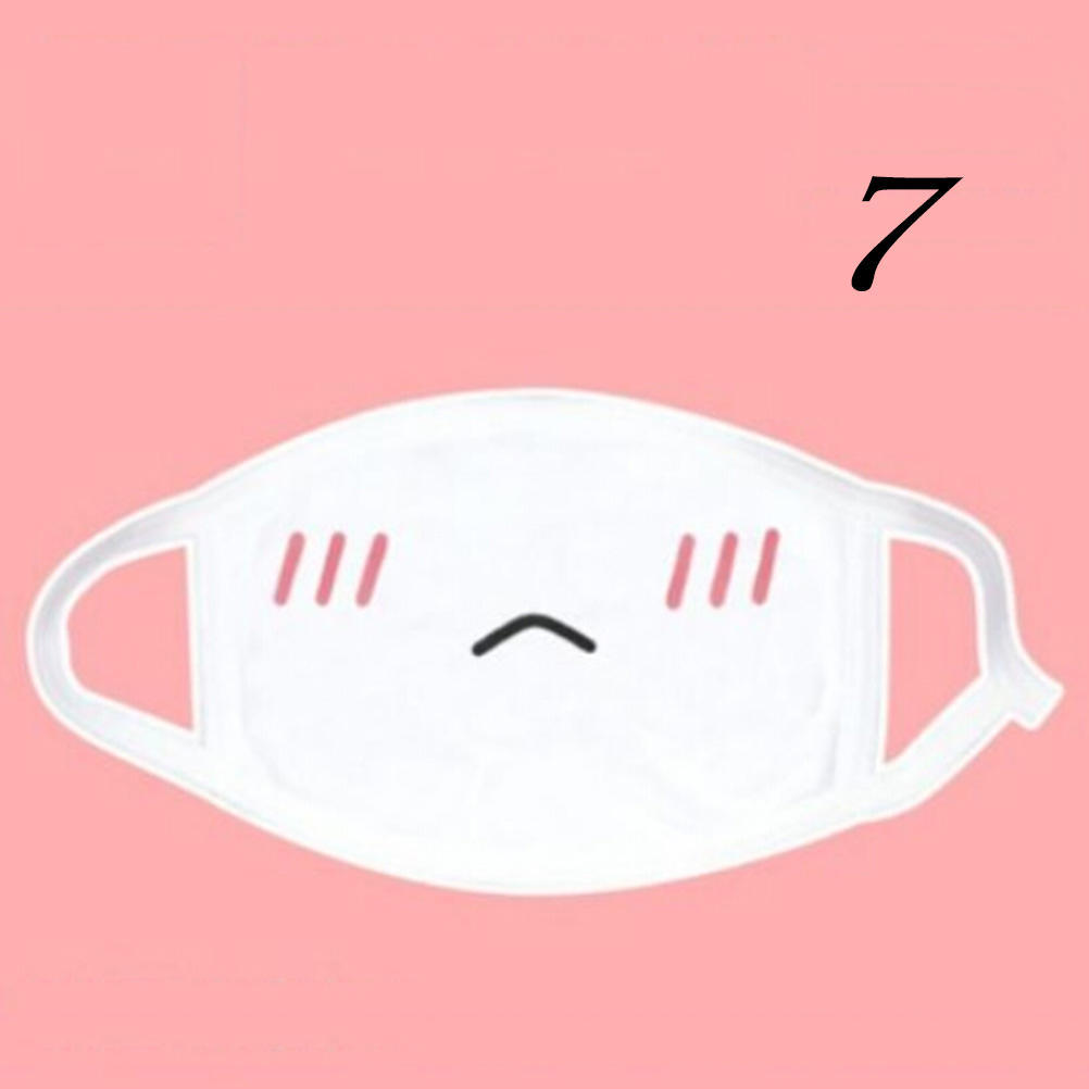 Buy Cute Kaomoji-kun Face Mask Emotiction Mouth-muffle Kawaii Winter ...
