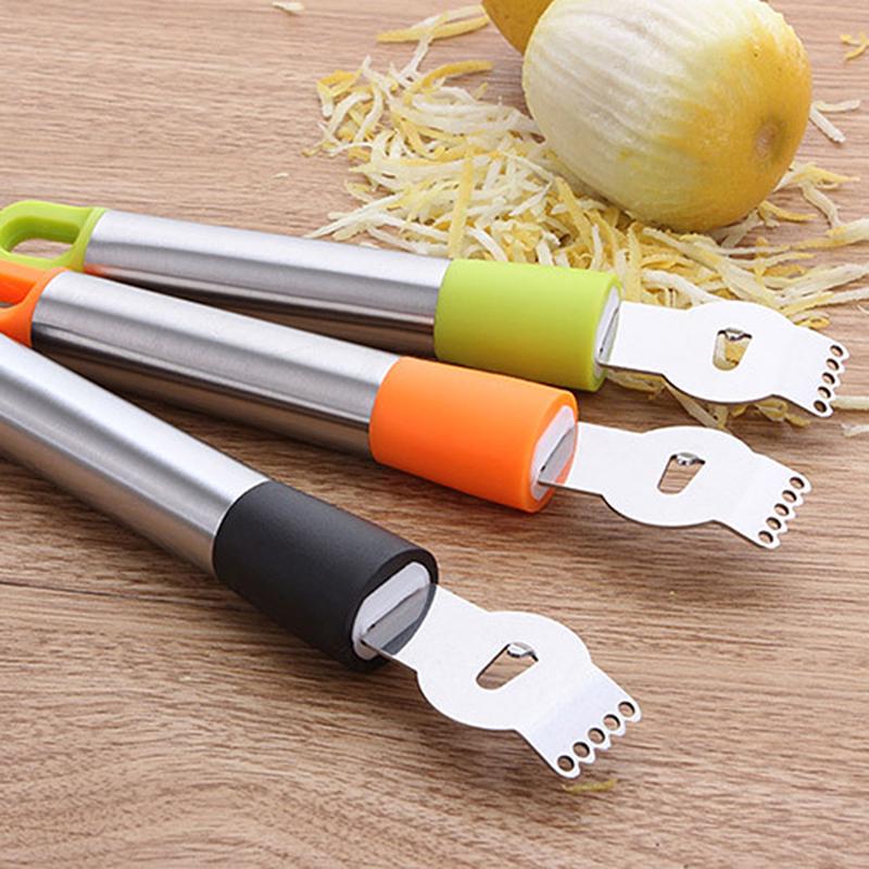 Buy Home Supplies Practical Stainless Steel Lemon Peeler Zester Orange ...