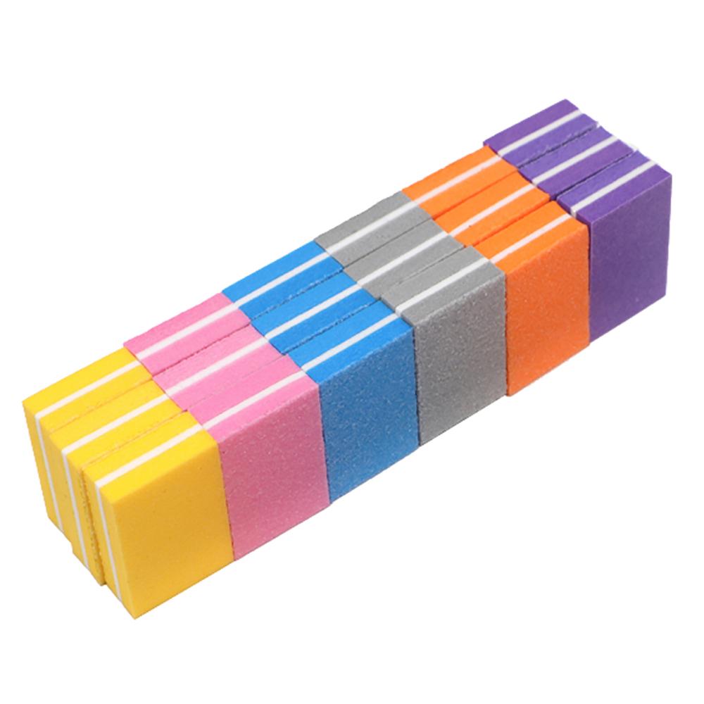 Buy 50pcs Mini Nail File Sponge Nail File Cushioning Block Sanding ...