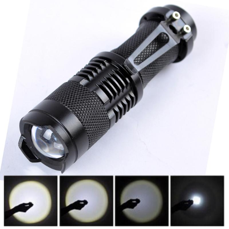 Buy PDTO LED Super Bright Police Zoomable Flashlight Camp Light Mini ...