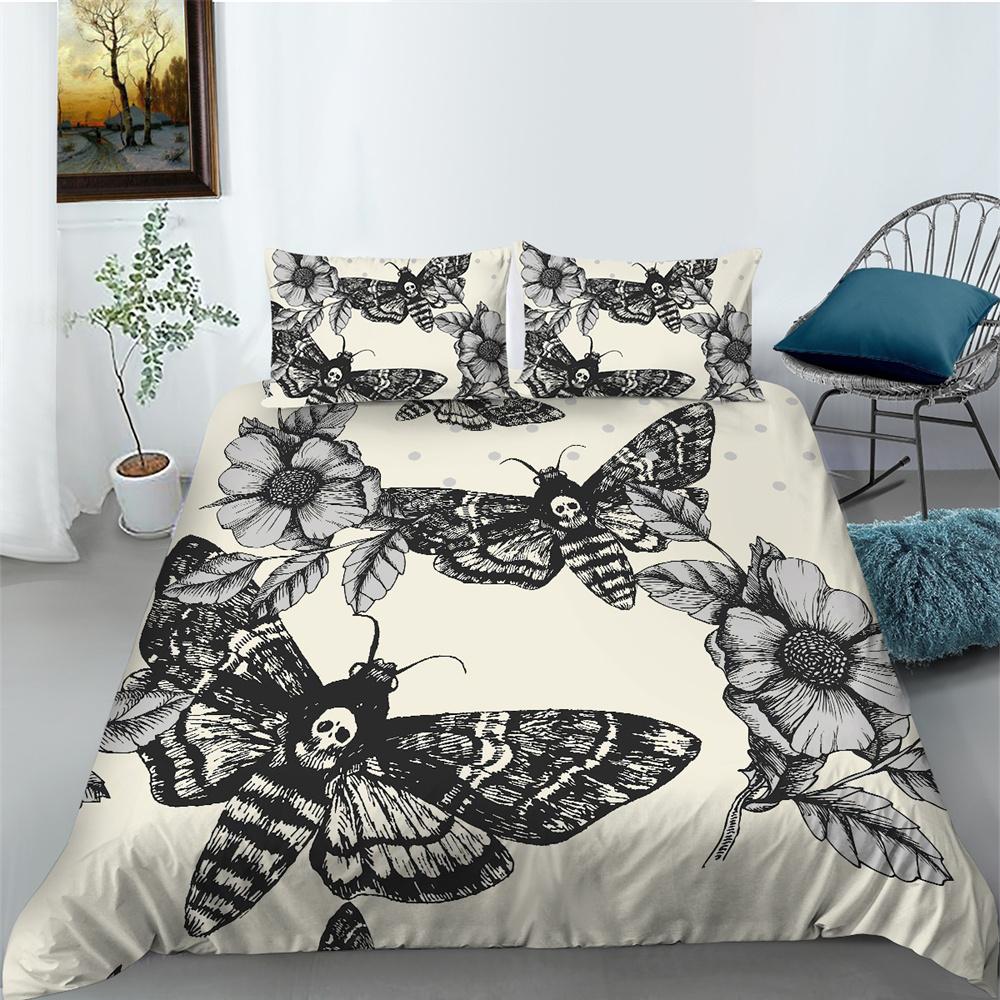 Satın alın Home Bedding Set Punk Skull Pattern Stylish Design Duvet ...