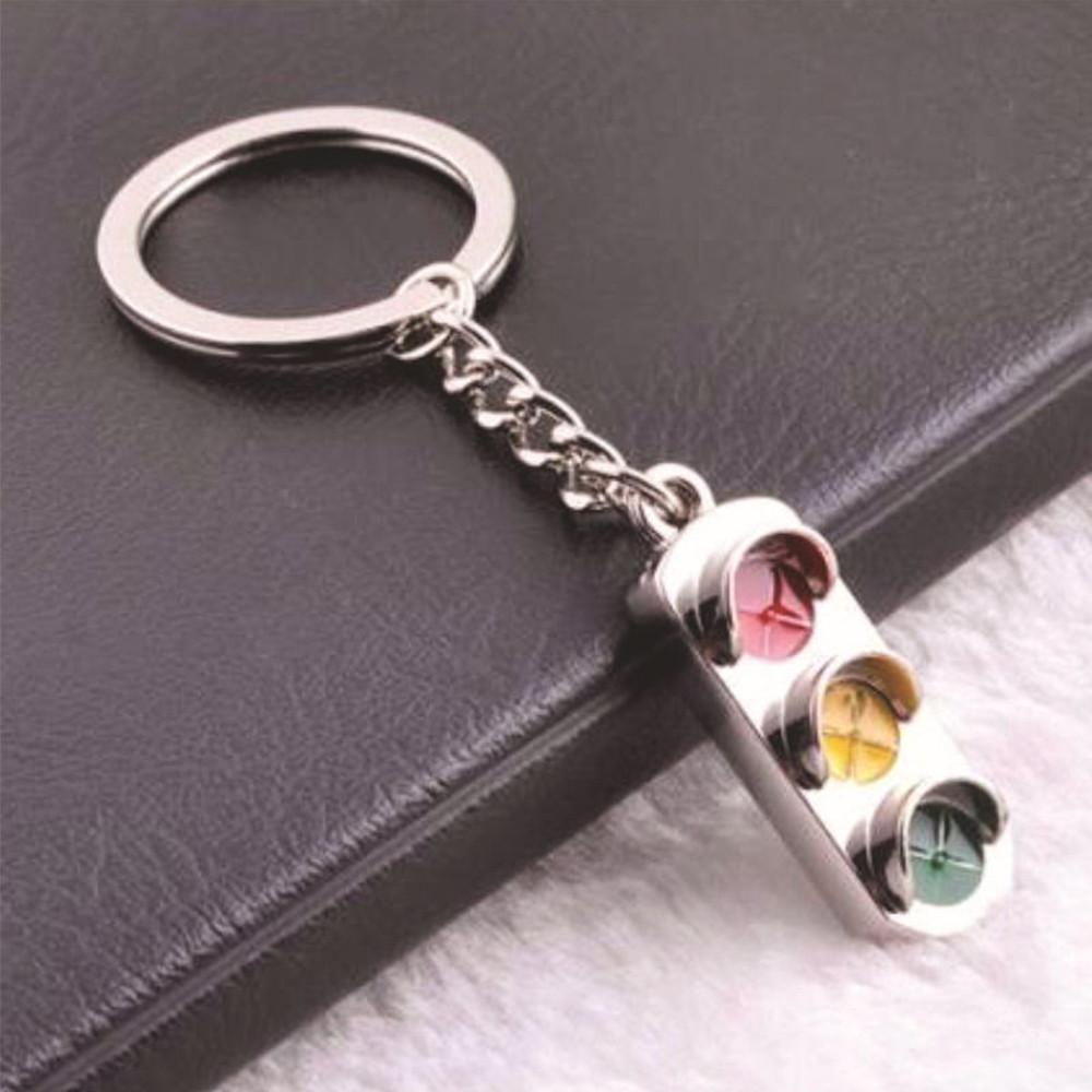 Satın alın Cute Mini Traffic Light Car Key Ring Chain 3D Keyfob ...