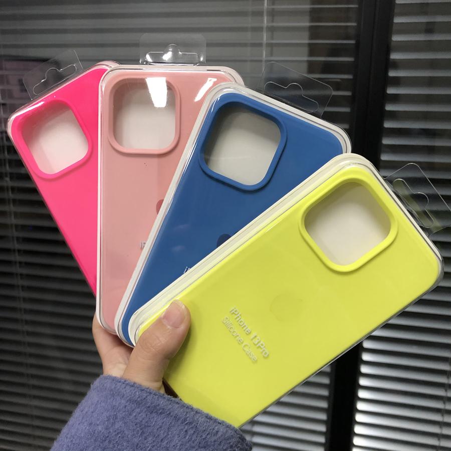 Buy Original Liquid Silicone Phone Cases For iPhone 13 12 Pro Max XS X ...