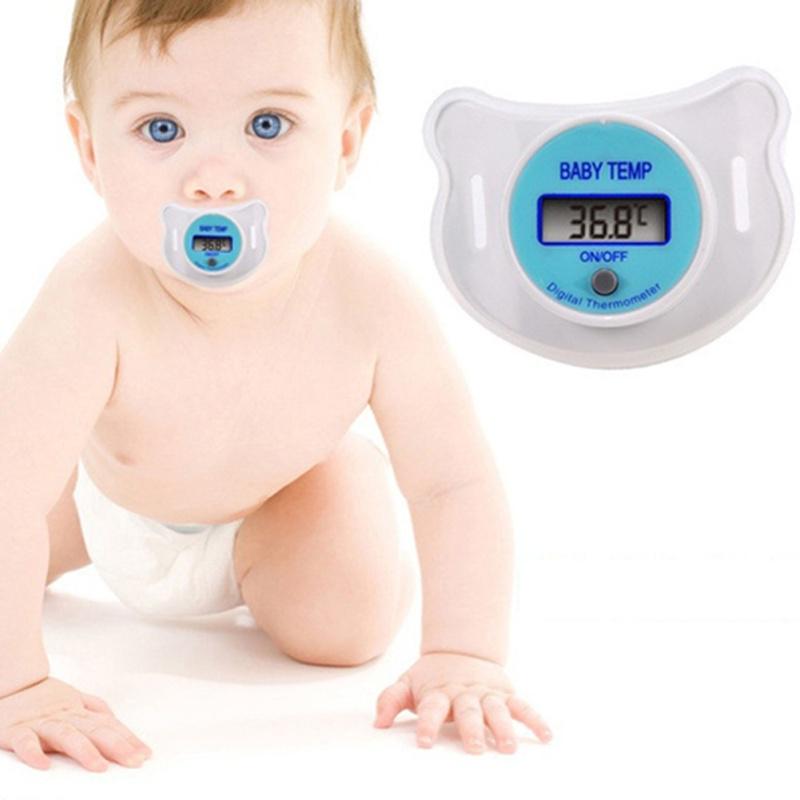 Buy Infants LED Pacifier Thermometer Baby Health Safety Temperature ...