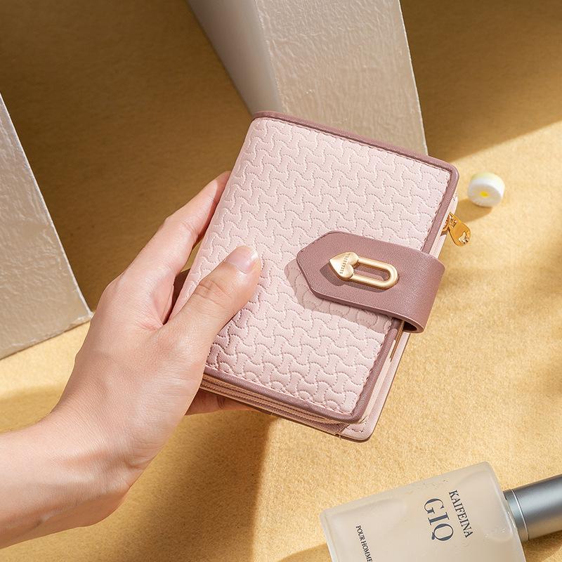 Cheap Ladies Simple Fashion Hasp Short Purse Large Capacity Zipper Coin ...