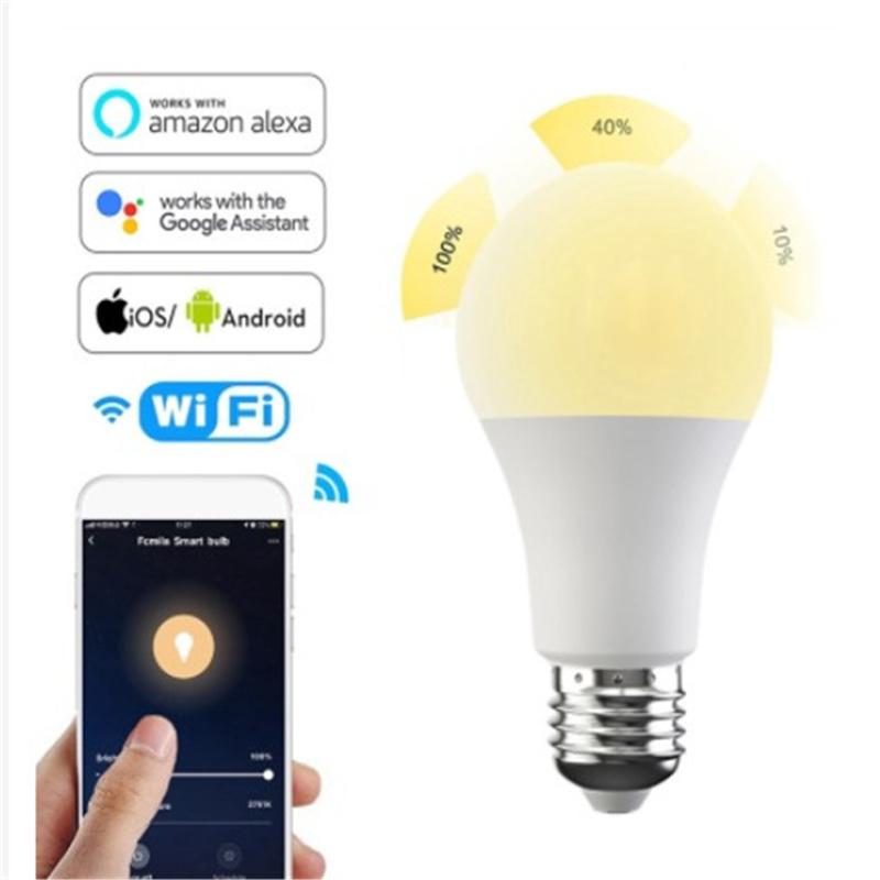 Buy Intelligent Wifi Bulb Multiple Mode Dimmable Lamp E27 15w Cool Warm ...