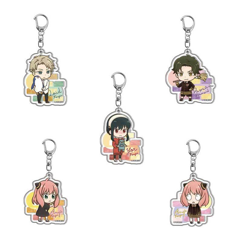 Satın alın SPY×FAMILY Loid Anya Yor Damian Keychain Acrylic Bag Pendant ...