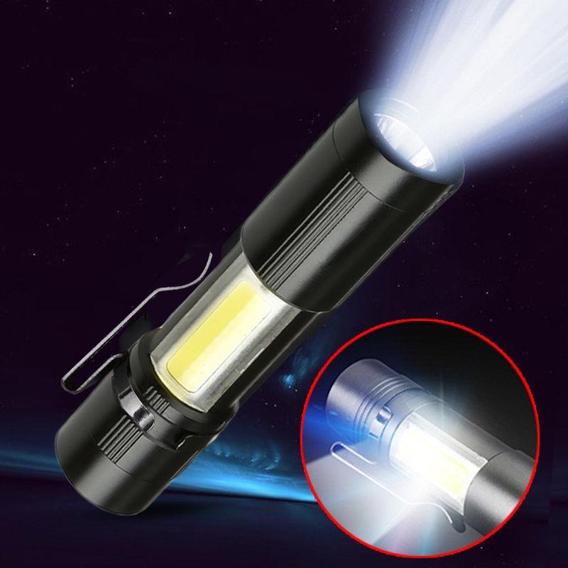 Buy Mini Hard Light Lantern LED Flashlight Torch Ultrafire Zoomable ...