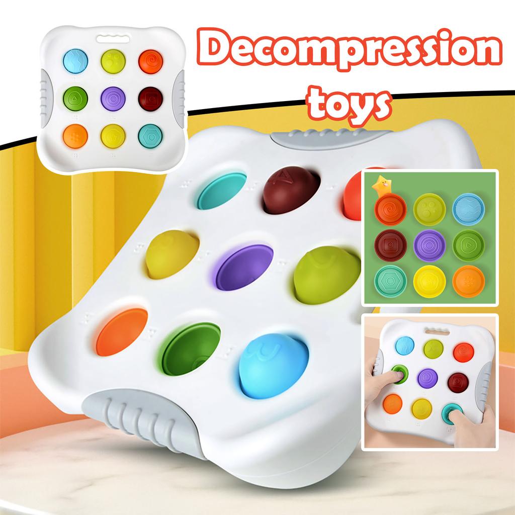 Buy [KatieKatie]Finger Bubble Decompression Toy Can Press Practice ...