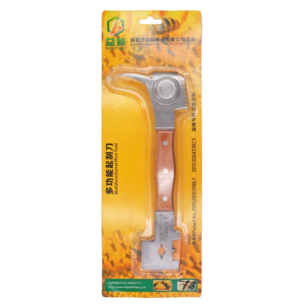 Buy Multifunction Hive Scraper Tool with Wooden Handle - Beekeeping ...