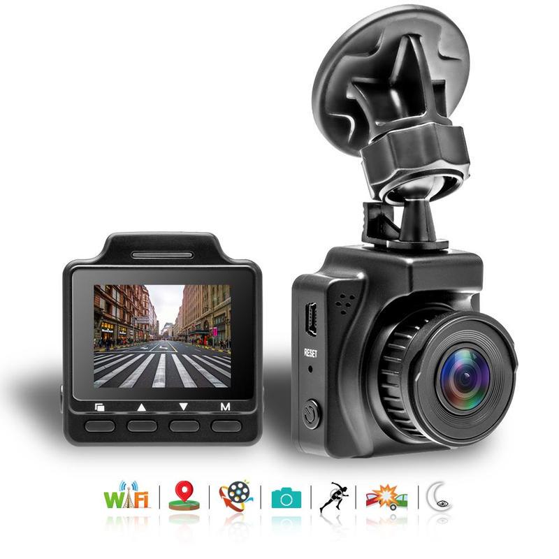 Cheap Dash Cam HD with Sony Sensor Built-in Wi-Fi with APP Dashboard ...