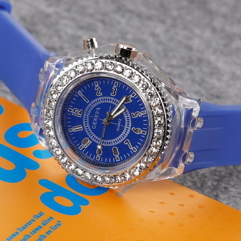Buy Fashion Women Wrist Watch Sport Waterproof Geneva LED Backlight ...