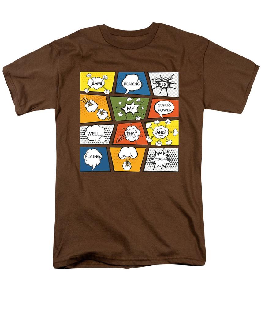 Buy Men Premium Cotton comic books graphic Print Tees Funny Harajuku ...