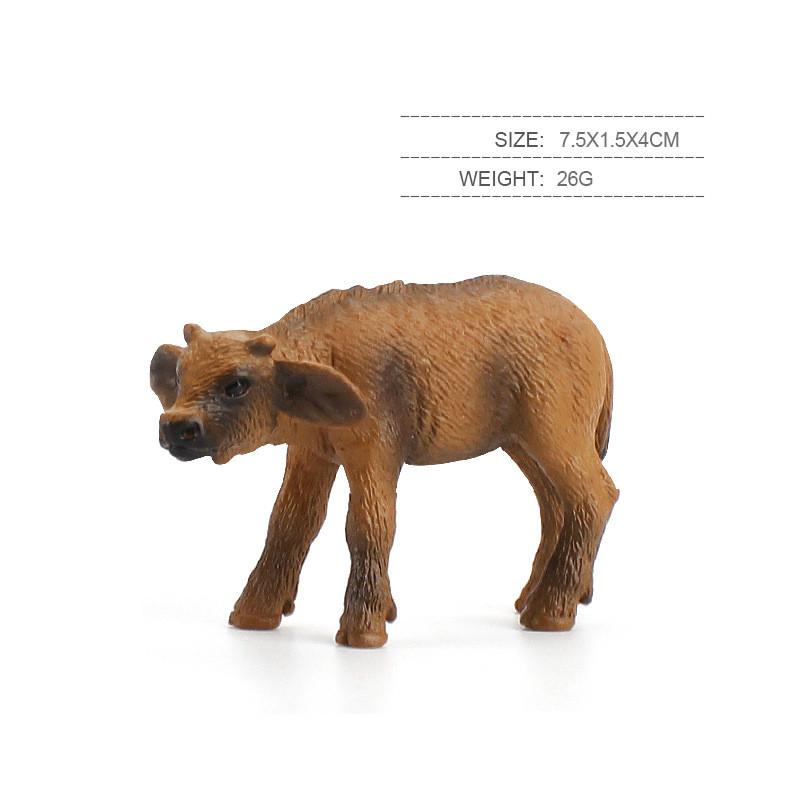 Buy Children's Simulation Farm Animal Model Cows Bulls and Cows Ranch ...