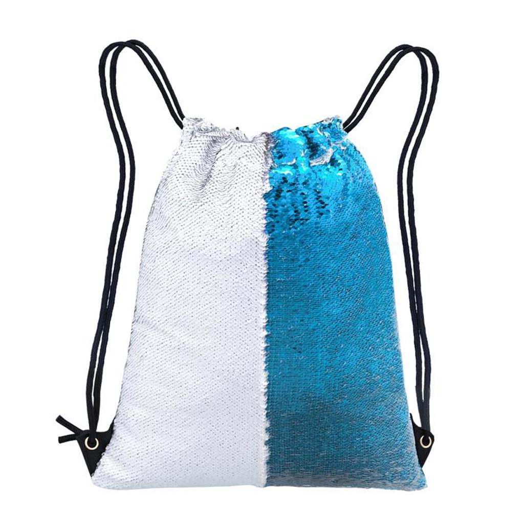 Buy Unisex Bag Sequins Backpack Girls Small Travel Princess Bling ...