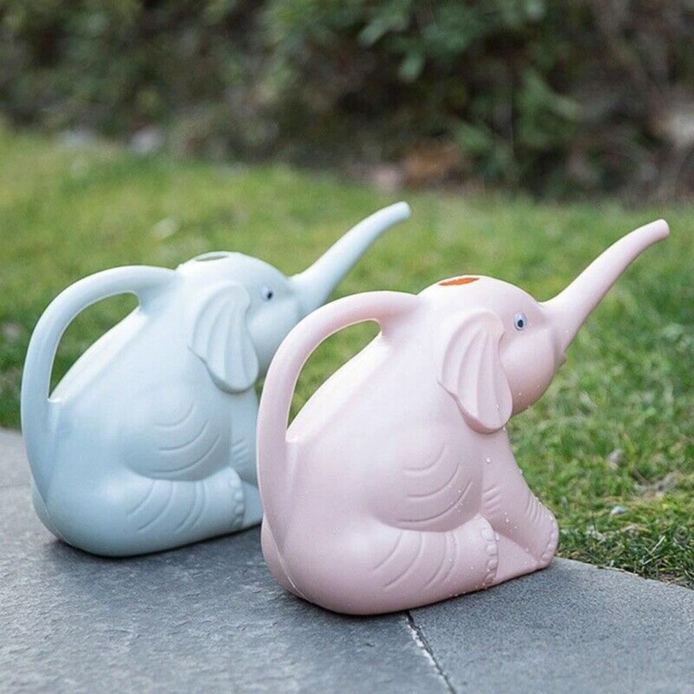 Garden Plastic Elephant Watering Can Gardening Tool Plant Outdoor ...