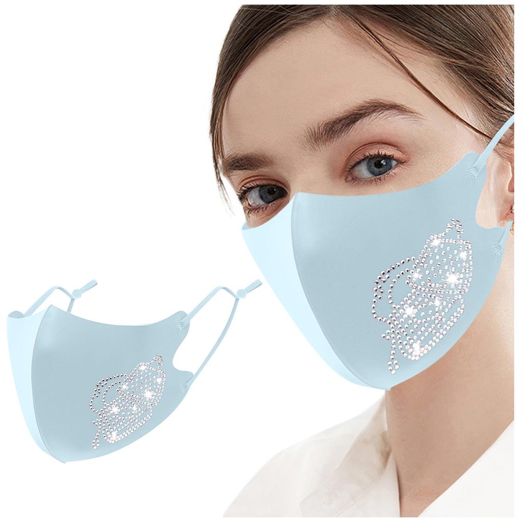 Buy 1PC Women's Masquerade Mask Ball - Golden Metal Diamond Water ...