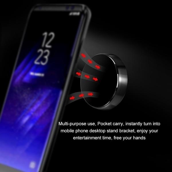 Metal Mini Sticker Universal Magnetic Mobile Phone Car Bracket ...