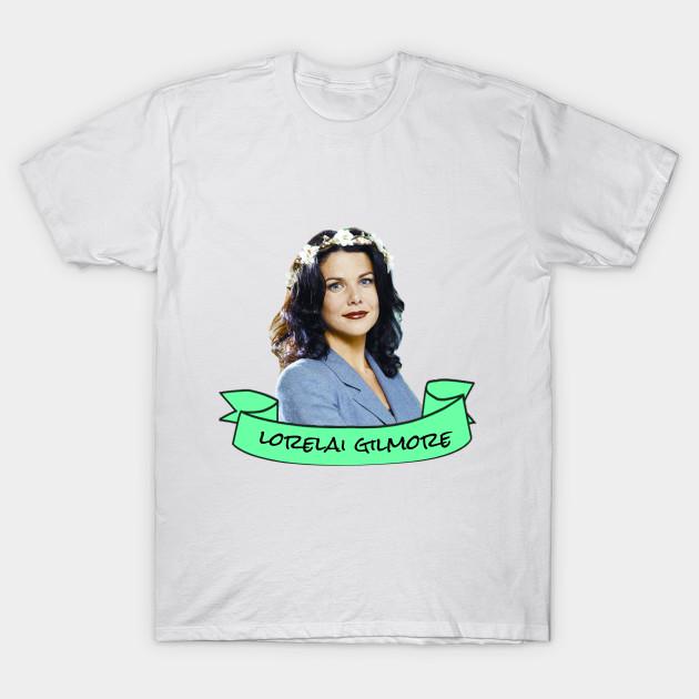 Buy T Shirt Women Lorelai Gilmore Flower Crown Harajuku Print Kawaii ...