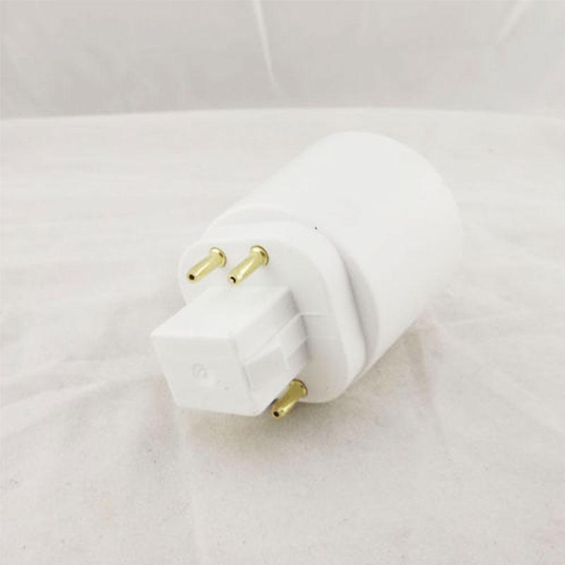 G24q 4 Pin 15mm To E27 E26 Screw LED Light Bulb Lamp Adapter Converter ...