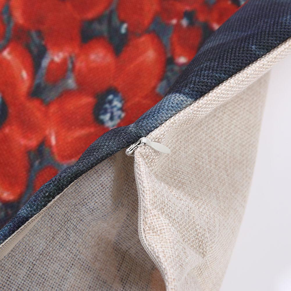 Buy New Chic Durable Home Pillowslip Flax Letter Print 50*30cm at ...