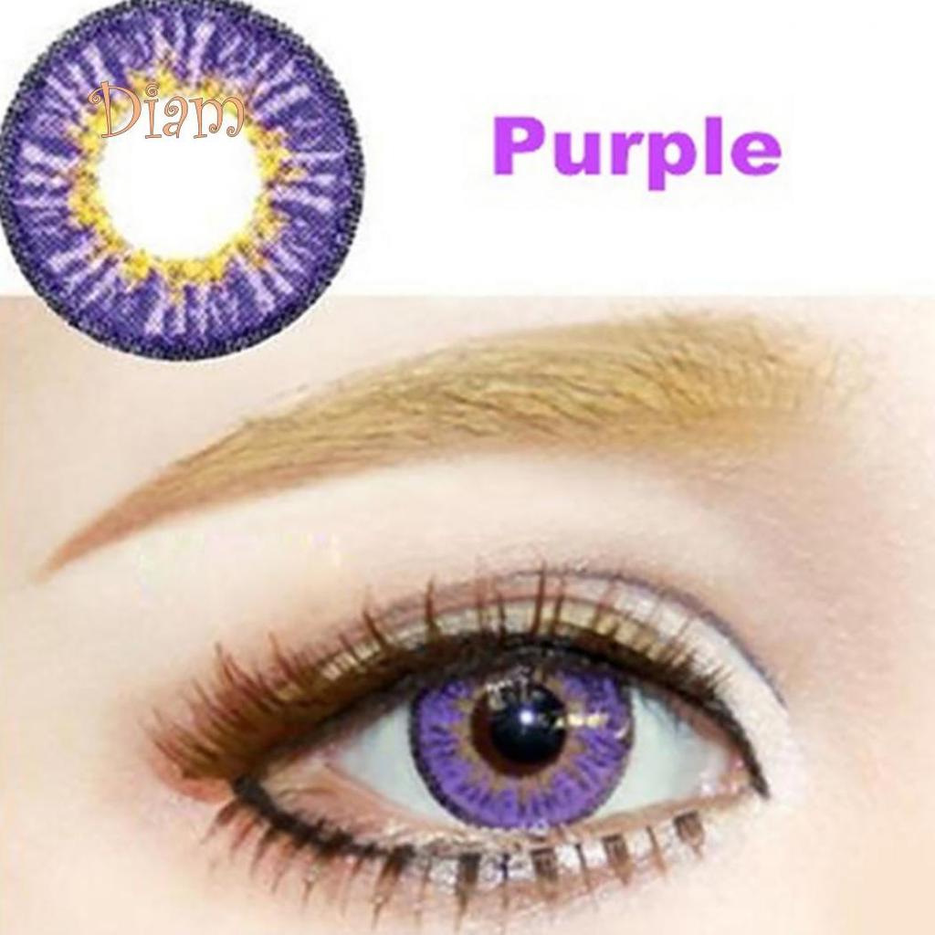 Buy Plar Bear 1Pair Women Multicolor Color Contact Lenses for Eye ...