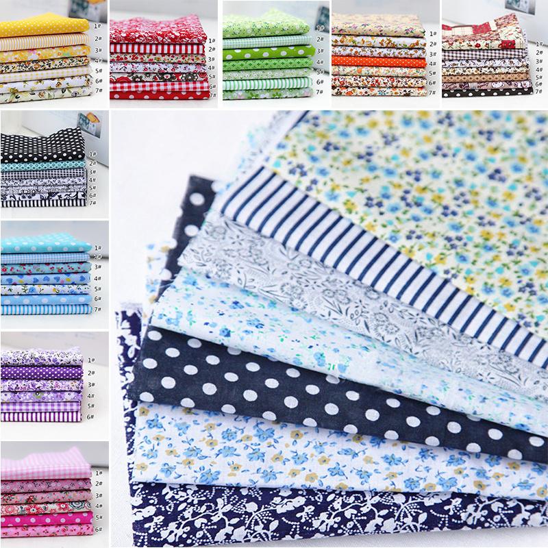 DIY 25*25cm Bundle Stash Tissue Cloth 100% Cotton Sewing Flower Fabric ...