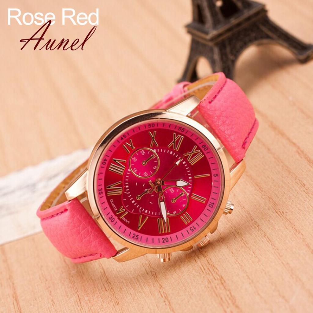 Buy Woman Roman Digital Analog Quartz Round Case Watch at affordable ...