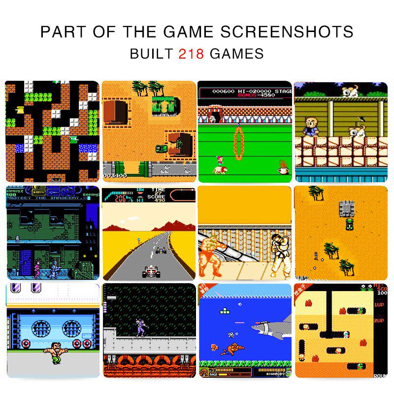 Data Frog 3.5 inç El Oyun Oyuncusu Aile TV Retro Oyun Konsolu Build In ...