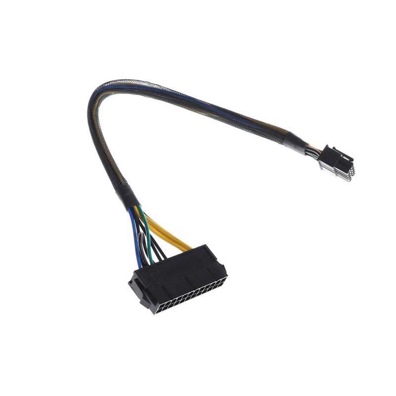Buy Atx Psu Power Supply Adapter Cable 24 Female To 10 Pin For Lenovo ...