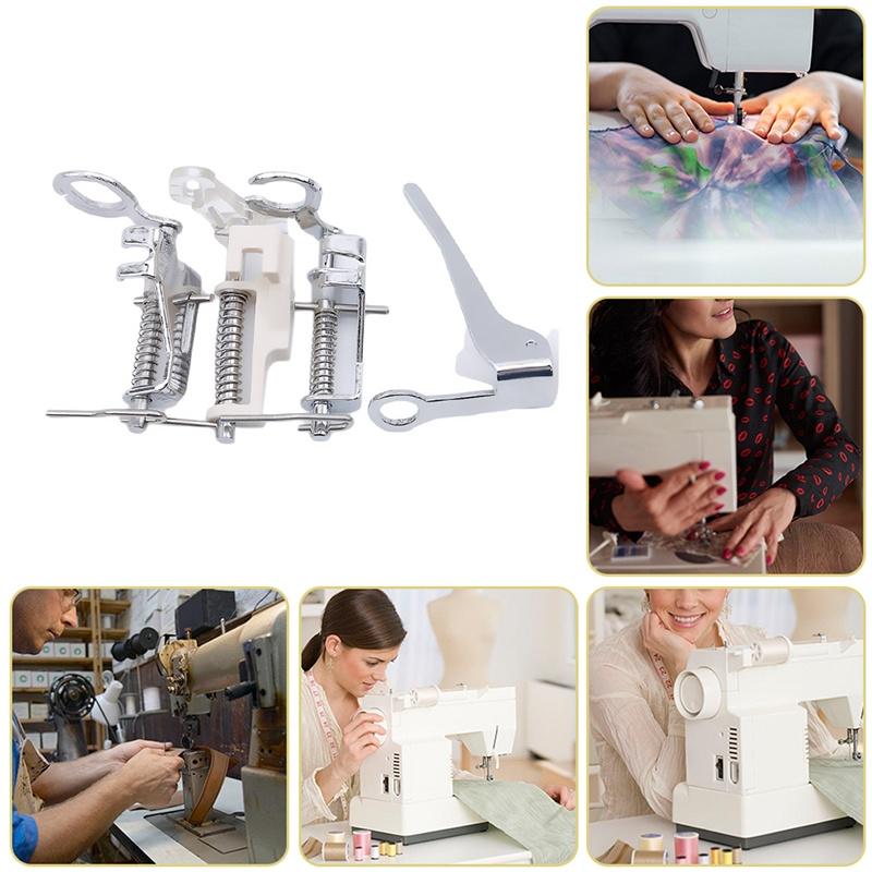 Buy 4pcs / Set Household Sewing Machine Parts Darning Foot Presser ...