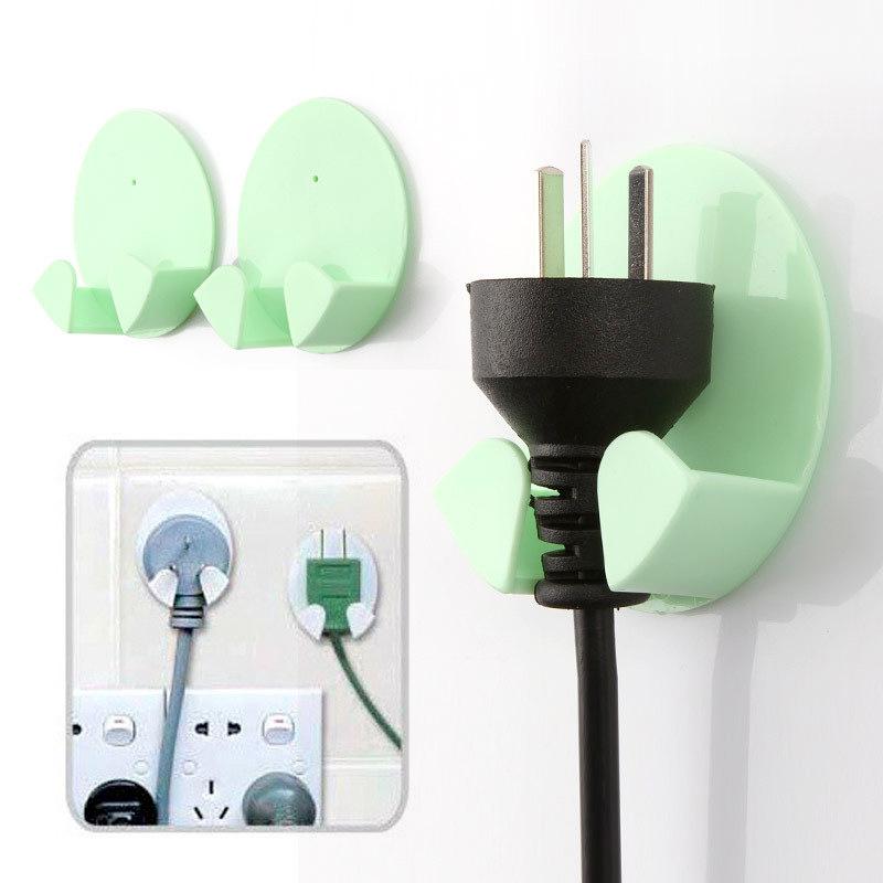 Buy Wall-attached Power Plug Hook Socket Multi-function Rack at ...