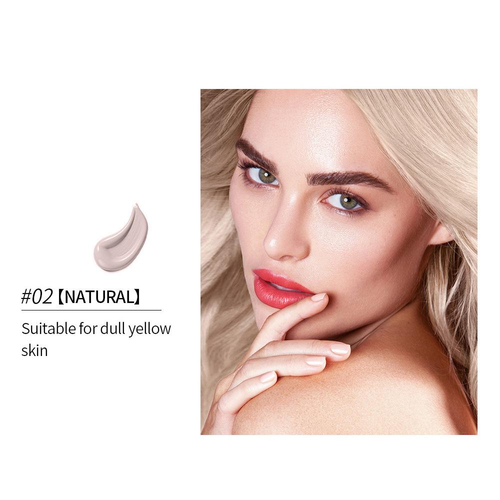 QIBEST Liquid Foundation Long-lasting Makeup Concealer Moisturizing ...