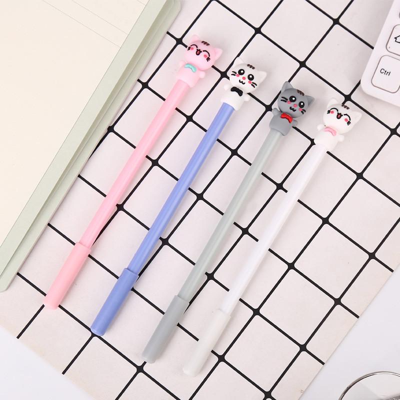 Buy Cute Cat Pens Creative Little Fresh Cartoon Neuter Pen Girl Heart ...