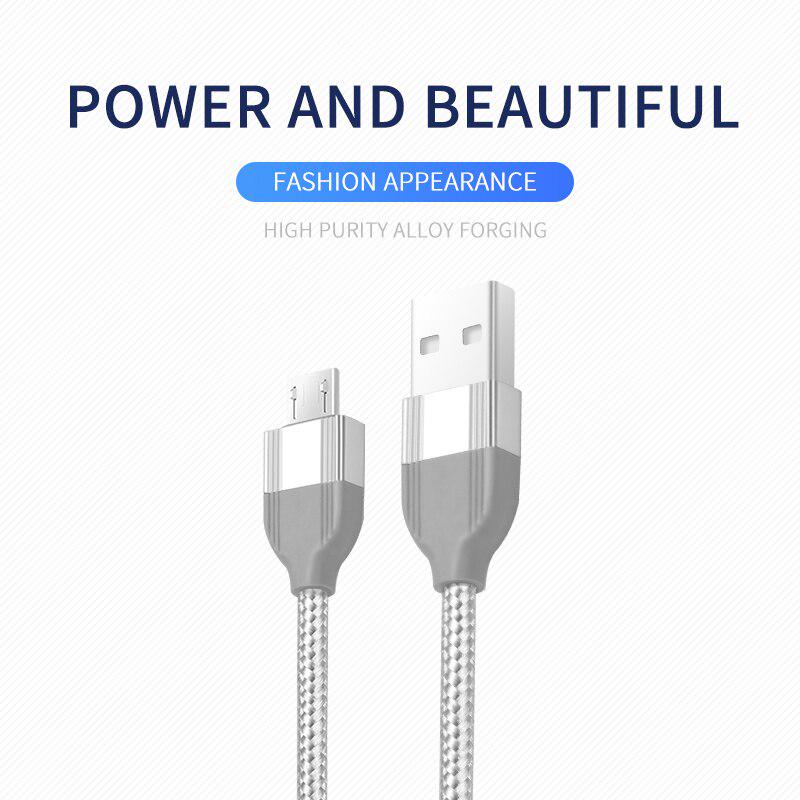 Buy USB Type C Fast Charging Cable KIVEE 2A 1M Nylon Data Cable for ...