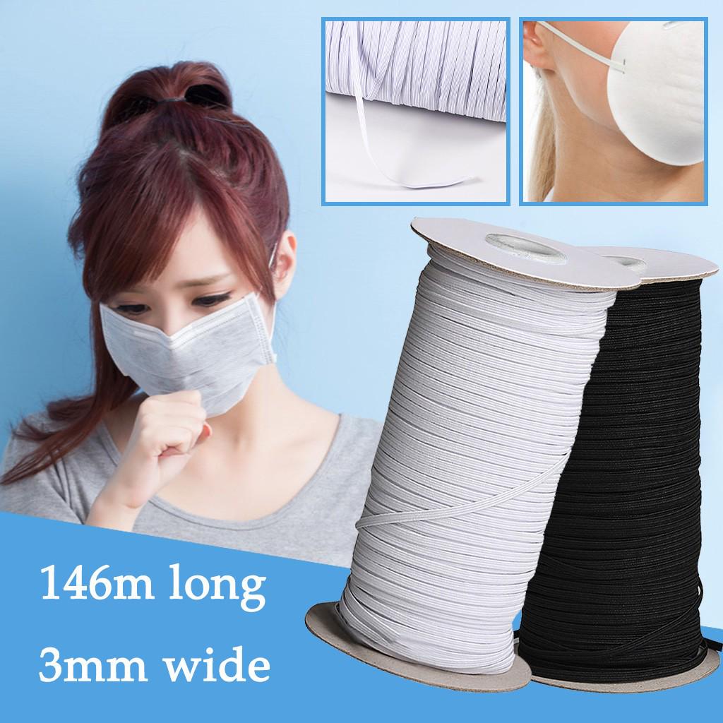 Buy Elastic Bands For Face Mask Width Elastic Cord Crafts Elastic Rope ...