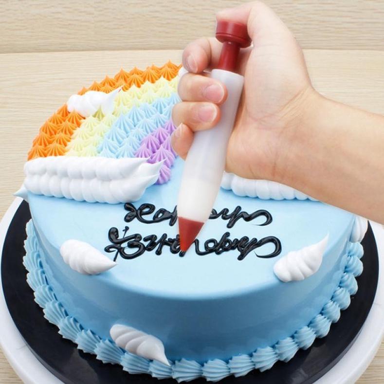 Buy Silicone Food Writing Pen Chocolate Decorating Pen Cake Mold Cream ...