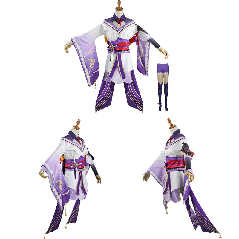 Buy Accessory Cosplay Costume Genshin Shogun Outfits Raiden Impact ...