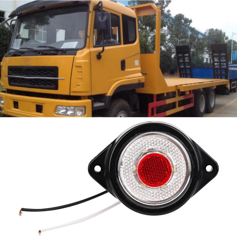 7 LED 12V 24V Elbow Side Marker Indicator Light Lamp Side Marked Lamp ...