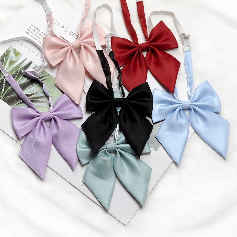 💰Kaufe Women Bow Tie Japanese Style Girls Solid Bow-knot Fashion ...