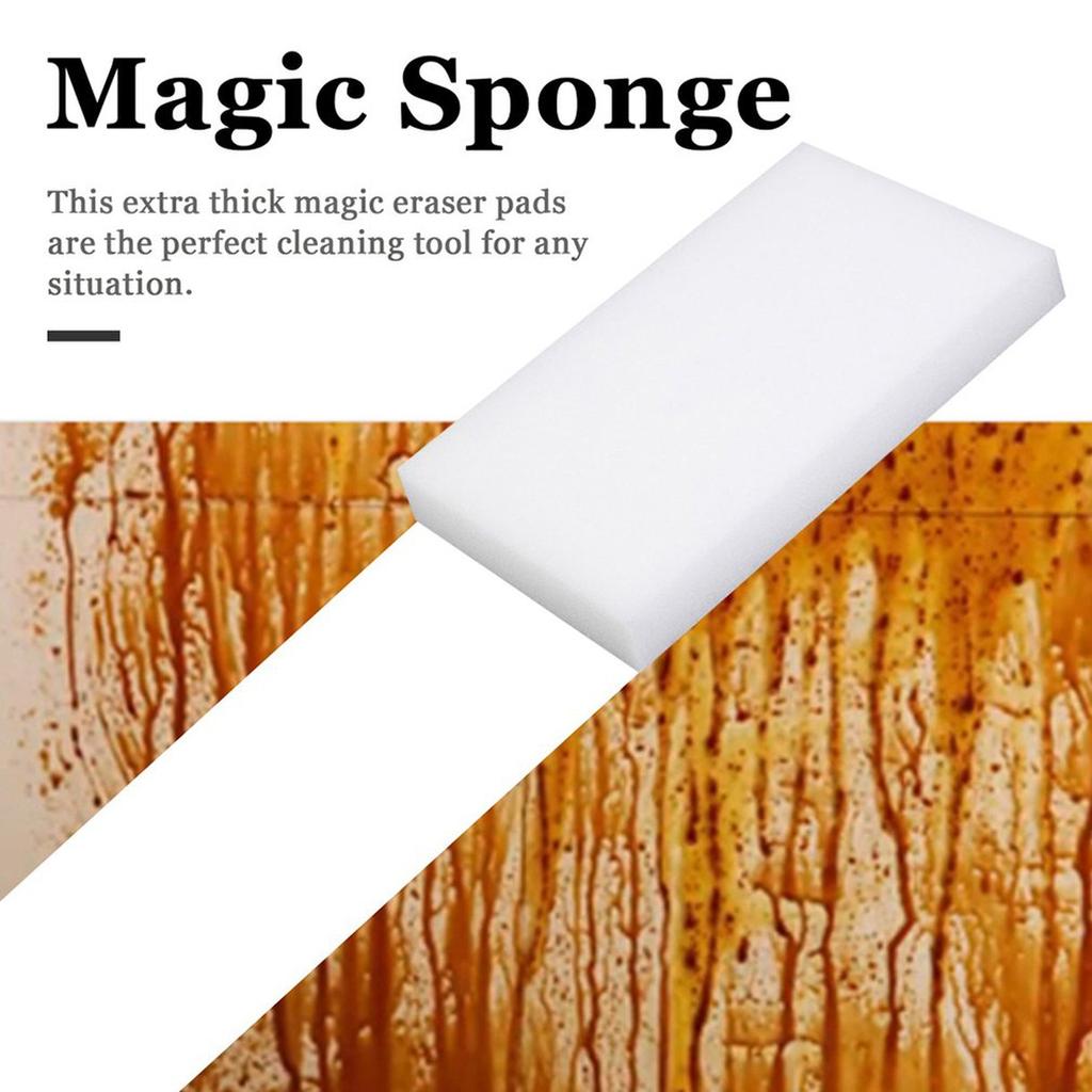 Buy FOR YOUR FAMILY1 100Pcs Melamine Sponge Magic Sponge Eraser ...