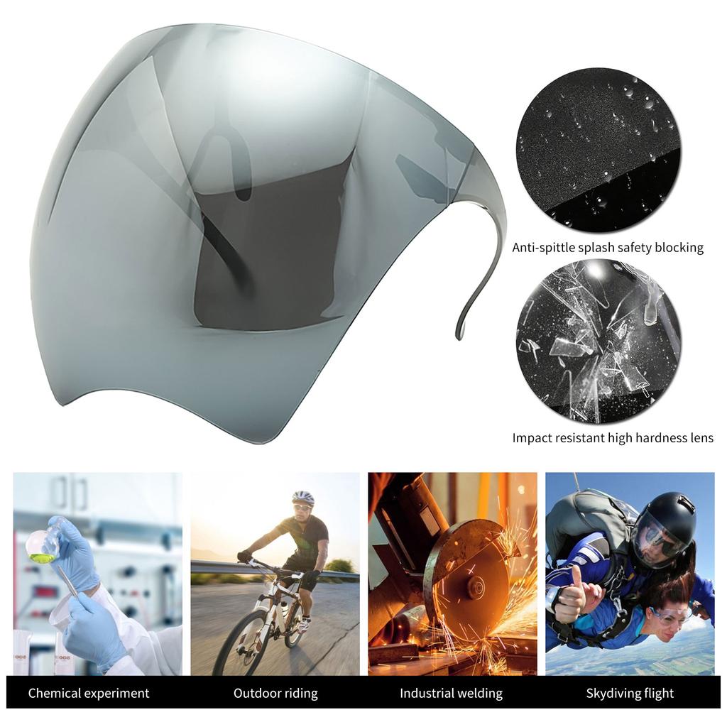 Buy Full Face Cover Sunglasses Visor Protective Eyewear Goggle for Men ...