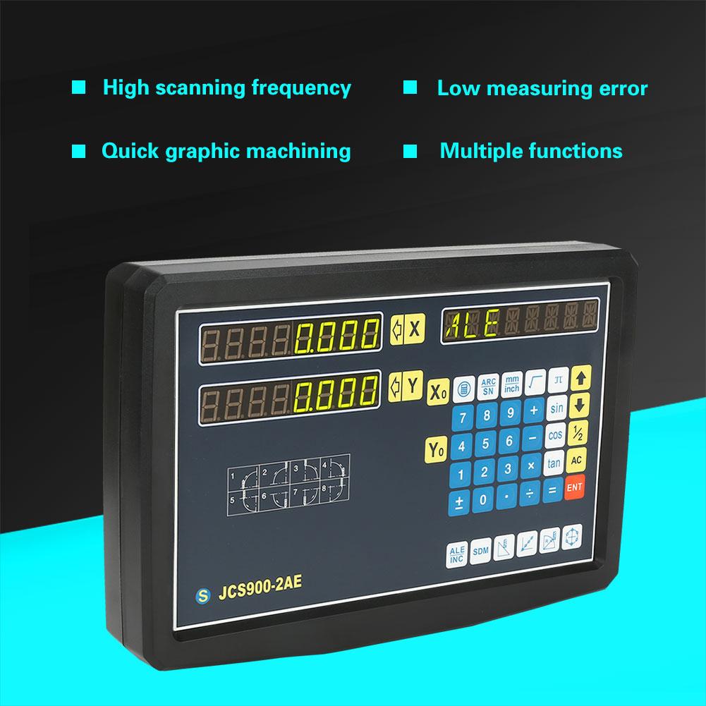 Buy JCS900-2AE 50mm/100mm Digital Readout Linear Scale Encoder with Accessories 110-240V EU Plug ...