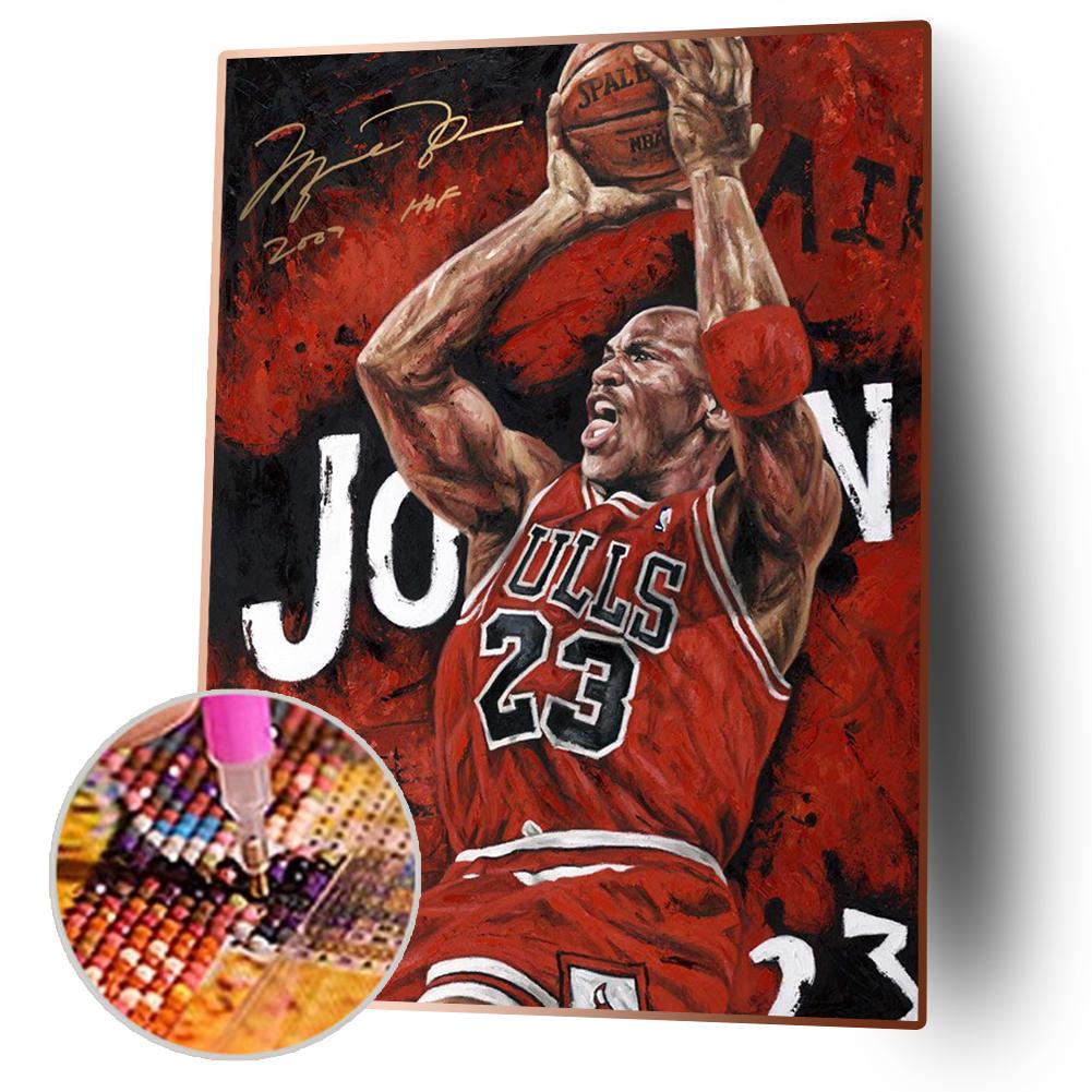 Cheap Basketball Player 5D DIY Diamond Painting Square Diamond Picture ...